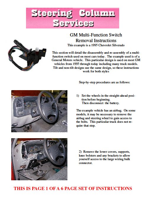 gm buick cadillac chevrolet oldsmobile pontiac 1995 and newer ...